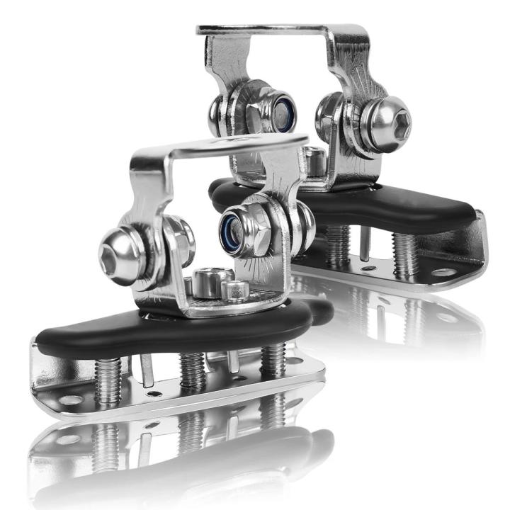 2pcs Stainless Steel Universal Car Auto A-Pillar Hood LED Work Light ...