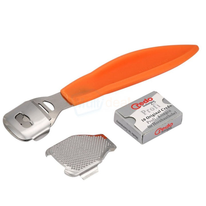 Stainless Steel Foot Scraper With 10 Blades Dead Skin Callus Remover ...