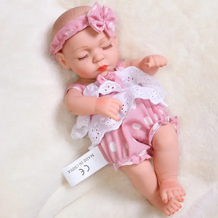 30cm Lovely Baby Dolls Reborn Full Soft Silicone Realistic Reborn Baby ...