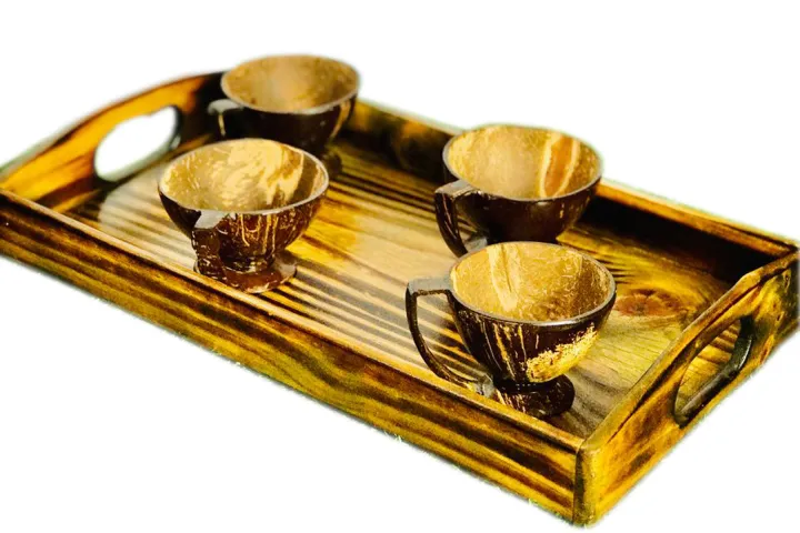 Wooden trey|best quality|teak wood|box type | Daraz.lk
