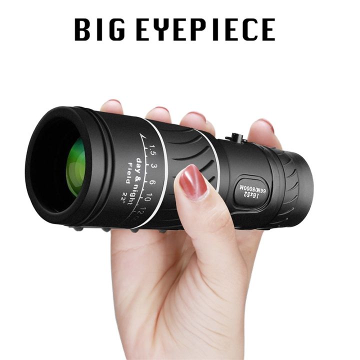 APEXEL Powerful Monocular Telescope 16x52 Dual Focus scope Zoom ...