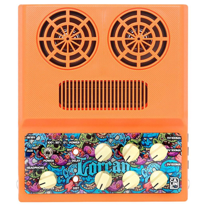 Orange Guitar Audio Amplifier Abs Guitar Audio Amplifier Desktop Mini Distortion Speaker Guitar