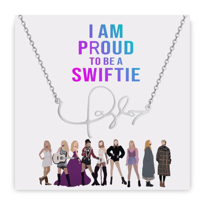 jewellery for girls Taylor Necklace Swiftie Signature Stainless Steel ...