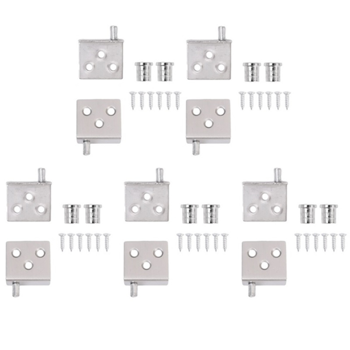 Spreeshop 10Pcs Concealed Hinges Cabinet Up and Down Door Pivot CT ...