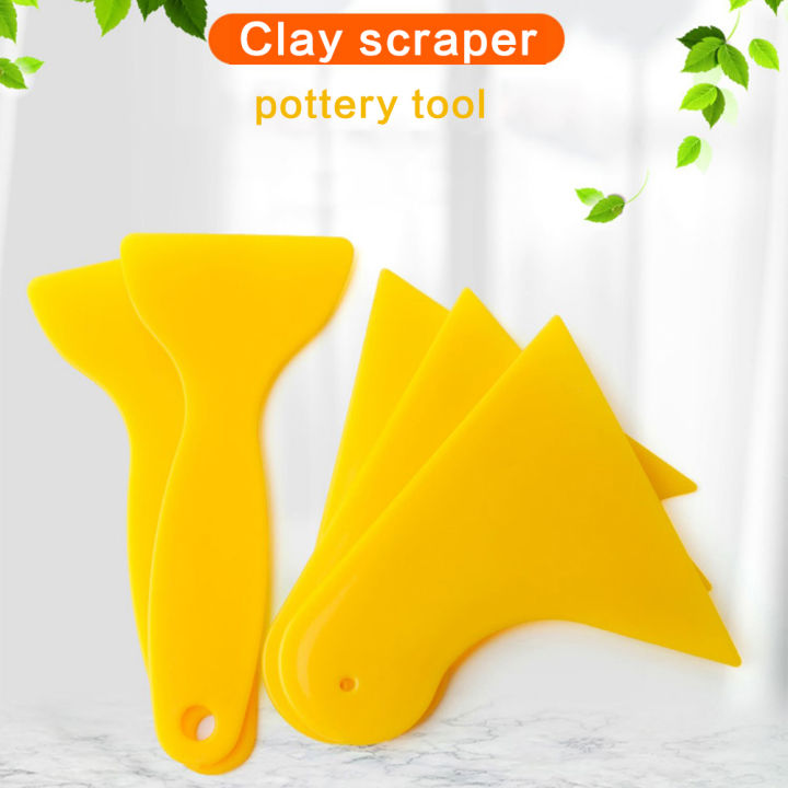 Pottery Tool Small Plastic Scraper With Handle Clay Modeling Cutting ...