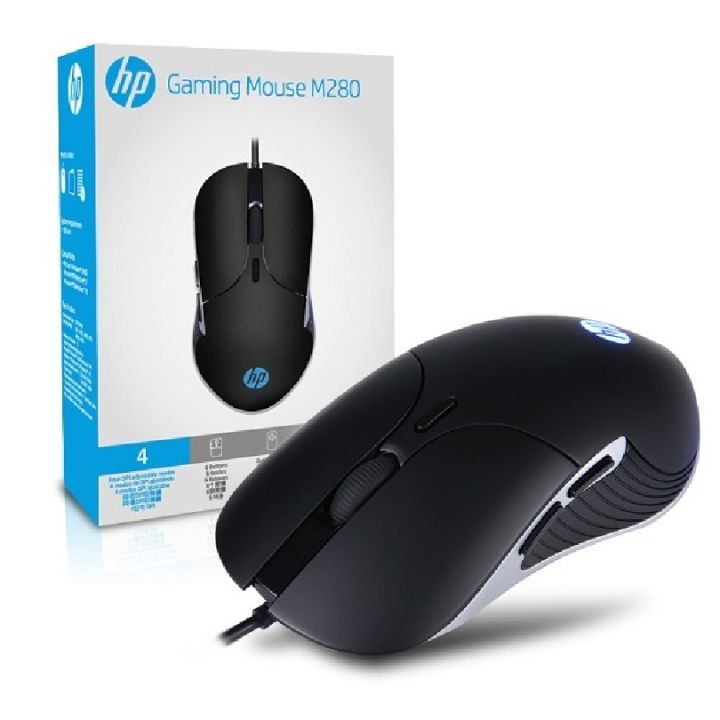 HP M280 USB Wired Gaming Mouse with RGB, DPI Up to 2400, Optical ...
