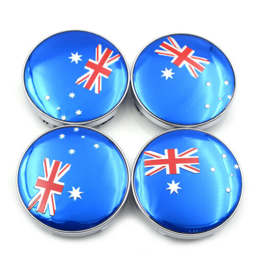 4pcs Australia Australian Flag Emblems Car Rim Wheel Center Hub Caps ...