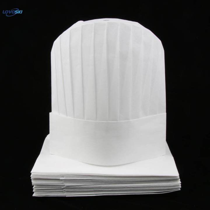 Disposable High Chef Cap Baker Catering Serving Round 9 Inch | Daraz.lk