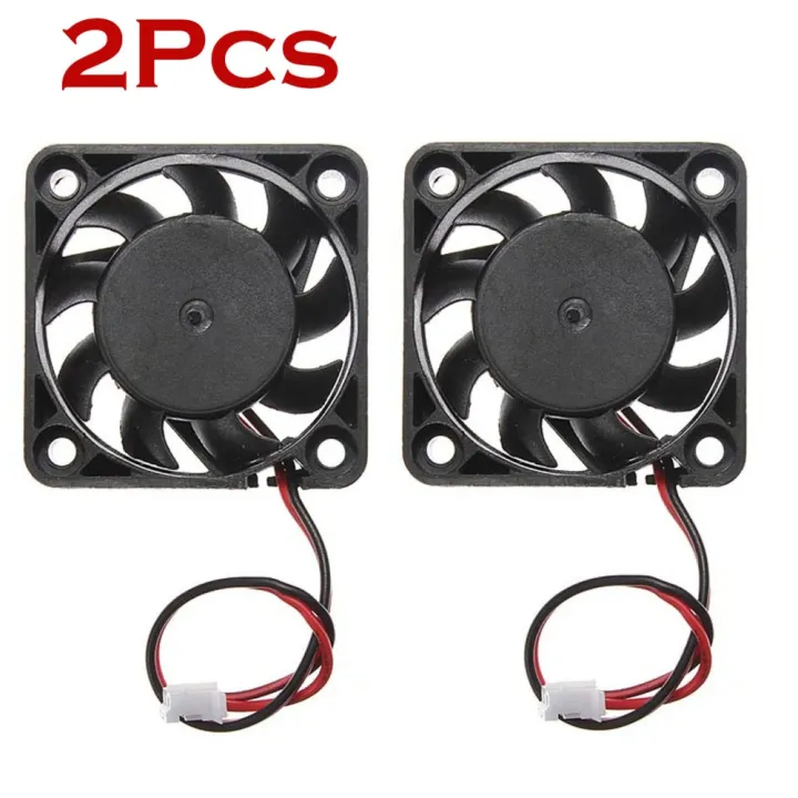 2pcs 12v Mini Cooling Computer Fan - Small 40mm X 10mm Dc Brushless 2 ...