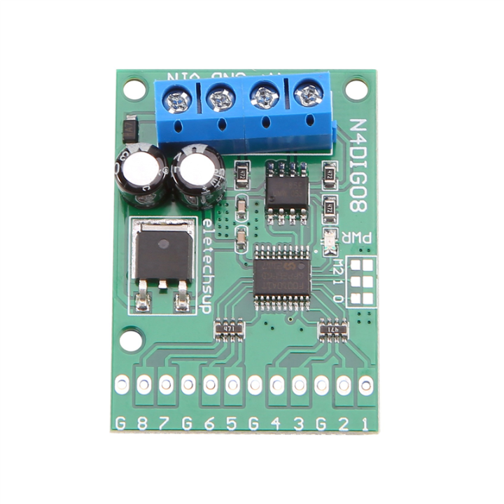 Kqueebee 8Ch Input/Output Digital Switch TTL LvTTL CMOS RS485 IO Control Module Modbus Rtu Board ...