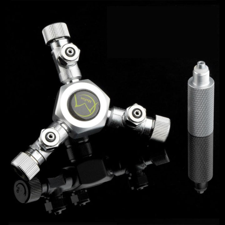 MUFAN 3-way CO2 Splitter Valve Planted Tank Multi Ways Distributor Fish ...