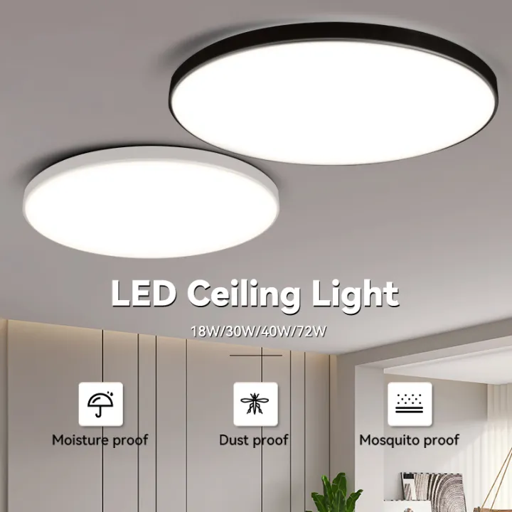 Led Ceiling Light Chandelier Panel Bathroom Lights Lustre Room Fixtures ...