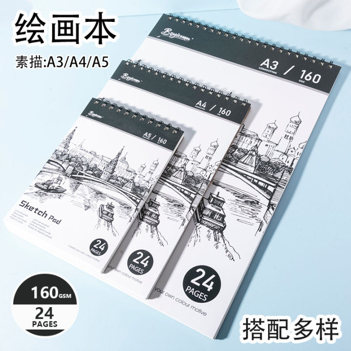【Gingo】Boyixuan Coil A4 Painting Book Student Professional Art Painting ...