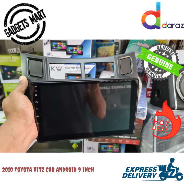 2010 Toyota Vitz Car Android 9 Inch Tab Setup YD Branded | Daraz.lk
