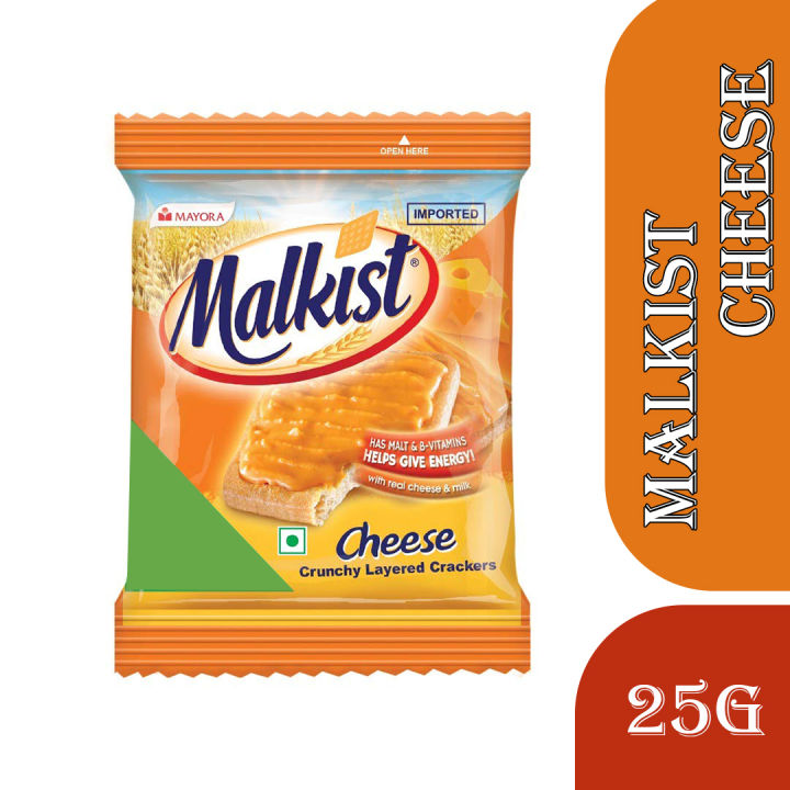 Malkist Cheese Crunchy Layered Crackers 25g | Daraz.lk