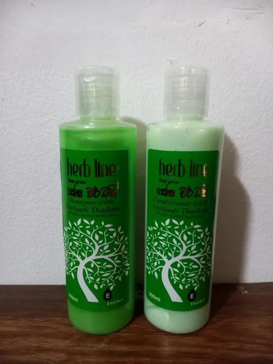 Herb line kesawardhani hair shampoo and conditioner 100ml 200ml | Daraz.lk