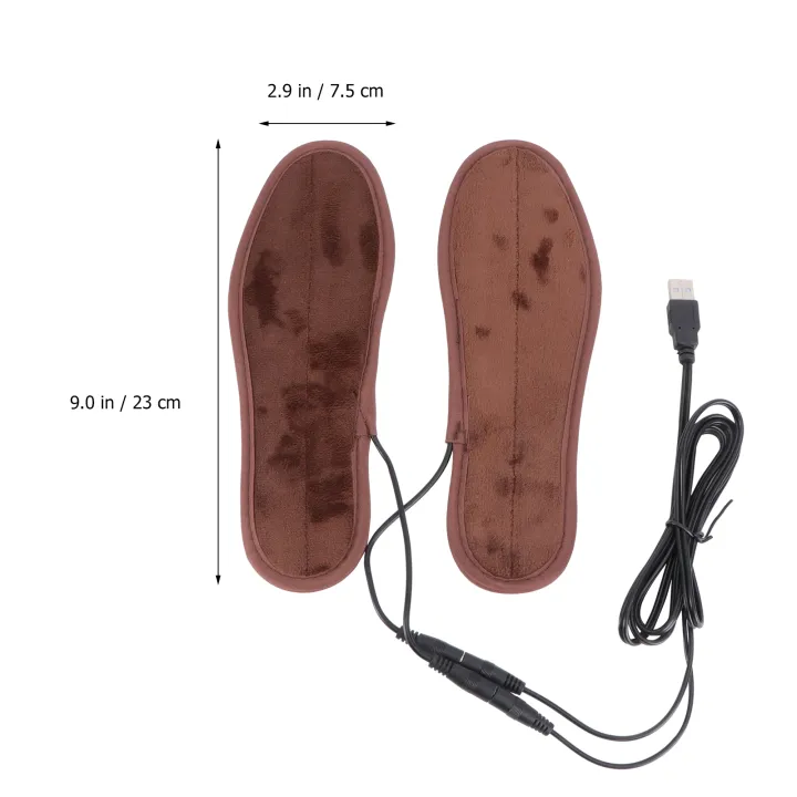 Heated Insoles Electric Boot Pads for Men Women Feet Warmers USB ...