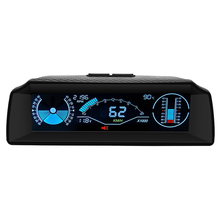 X90 On-Board Computer Display OBD2 Car Speedometer OBD Gauge with Tilt ...