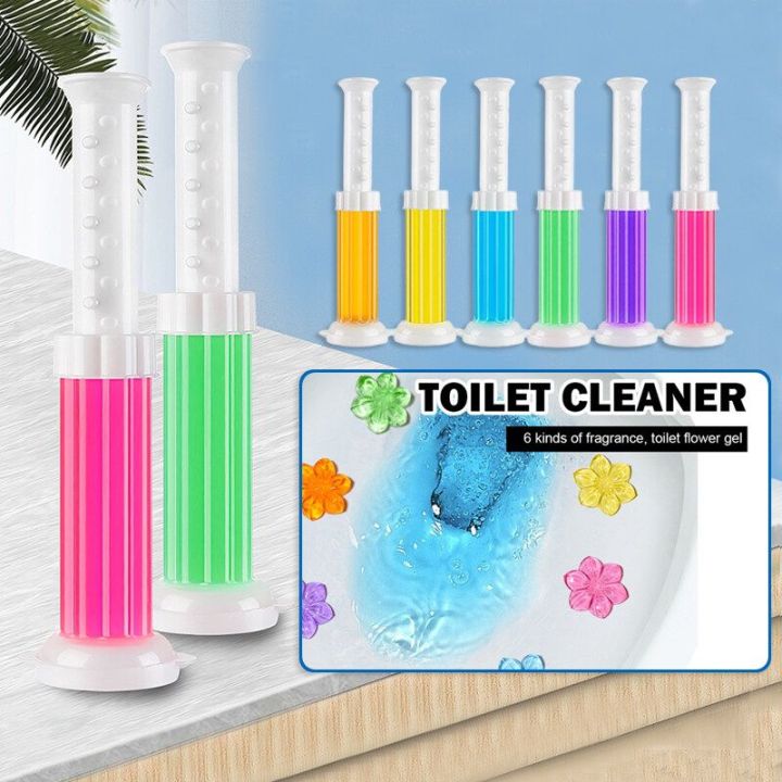 oilet Gel Cleaner | Flower Gel Bathroom Air Fresher | Toilet cleaner ...