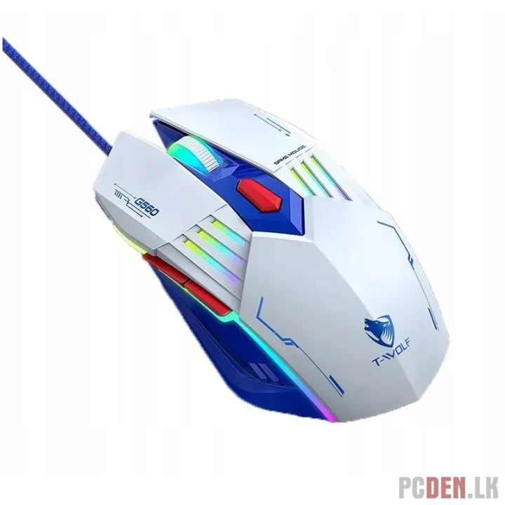 T-WOLF G560 Wired RGB Gaming Mouse | Daraz.lk