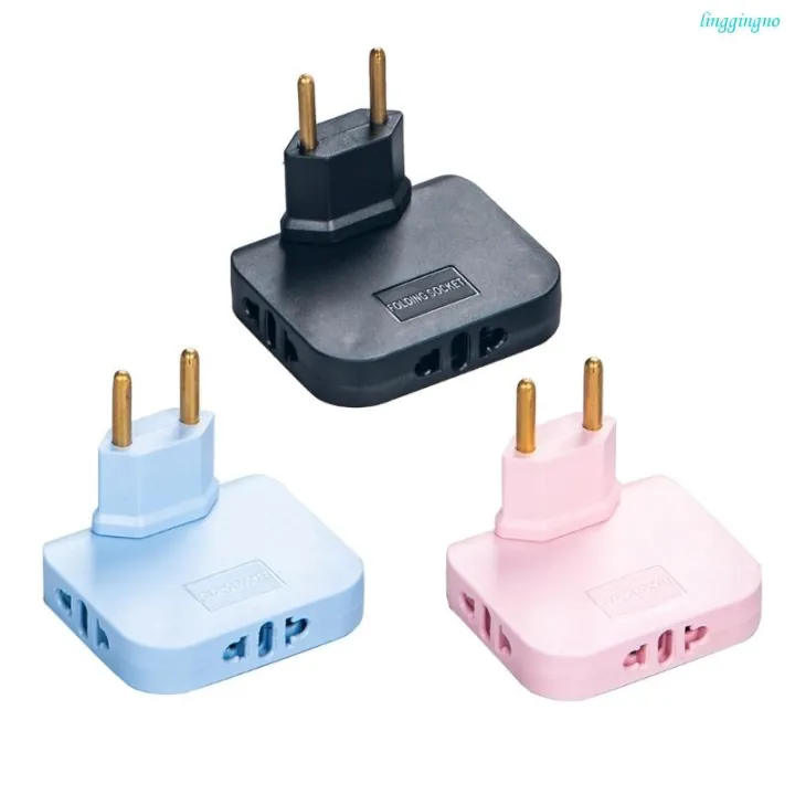 RR 1 Drag 3 European Power Adapter Foldable Travel Plug Converter ...