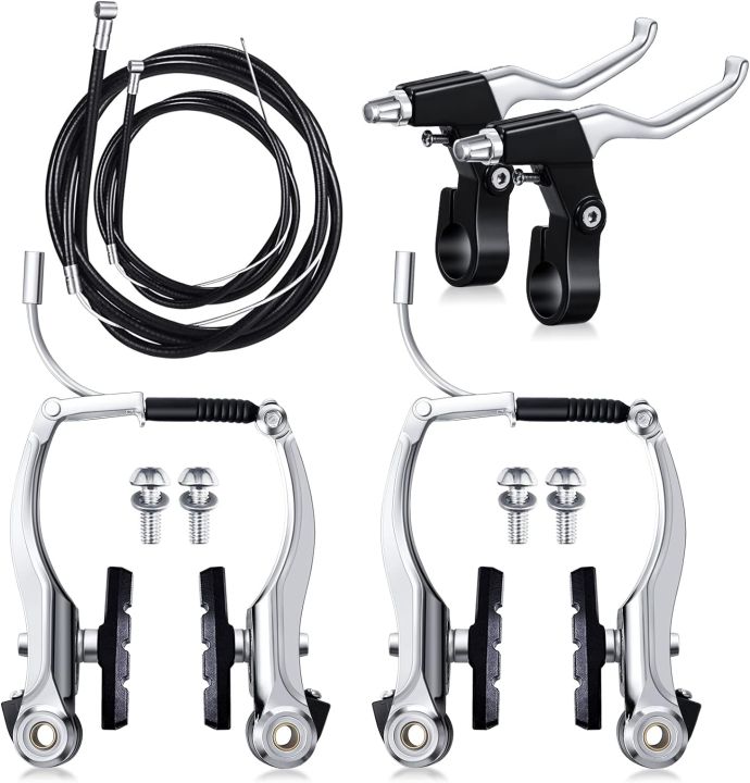Complete V-Type Bicycle Alloy Brake Set, Front and Rear Bicycle MTB ...