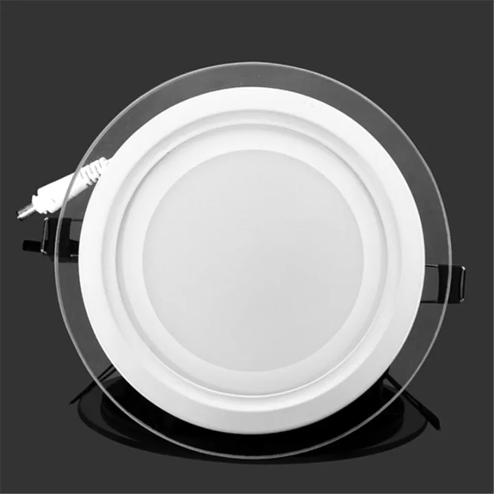 Led Panel Glass Panel Downlight 6w 9w 12w 18w Ceiling Recessed Lights ...