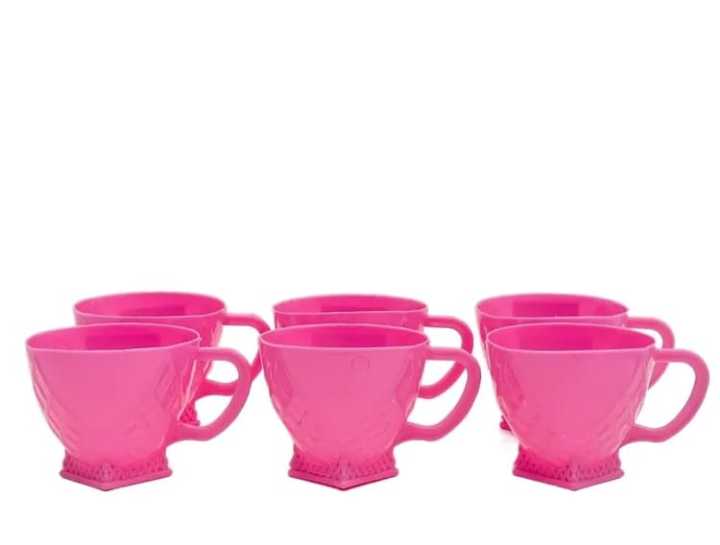 New Plastic Plan Color Cup Set 6 Pieces | Daraz.lk