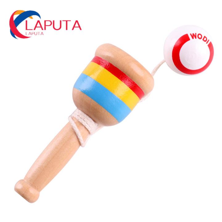Catch Toy Set Wooden Ball Catch Game Set Fun Hand-eye Coordination ...