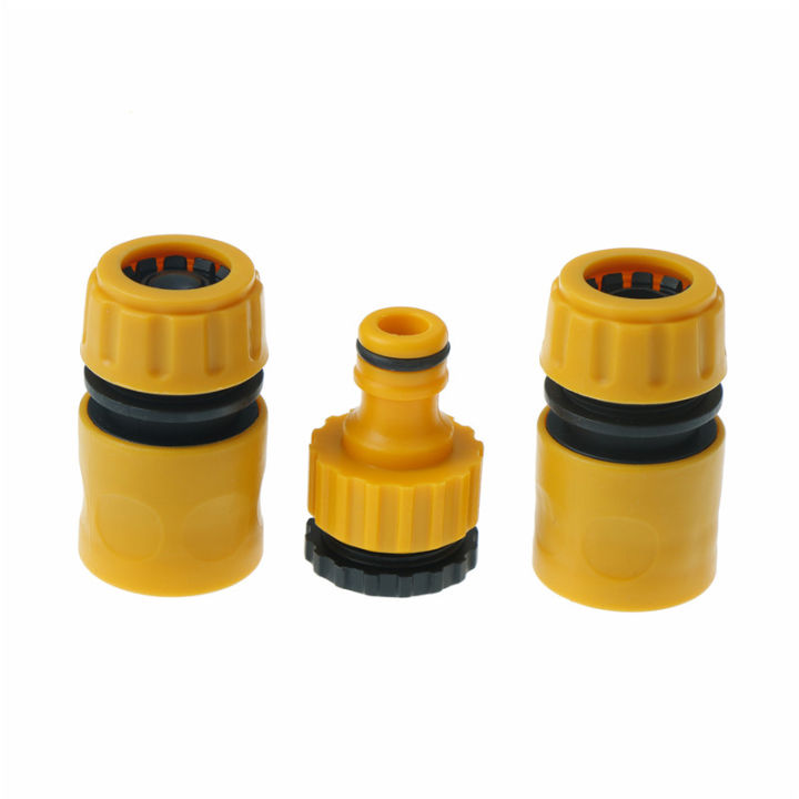3Pcs Fast Coupling Adapter Drip Tape For Irrigation Hose Connector With ...