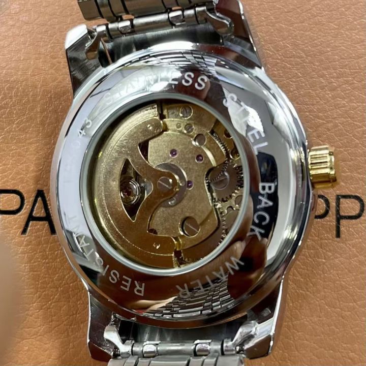 [ Battery-Free Mechanical Watch Quality ] Calendar Simple Tourbillon ...