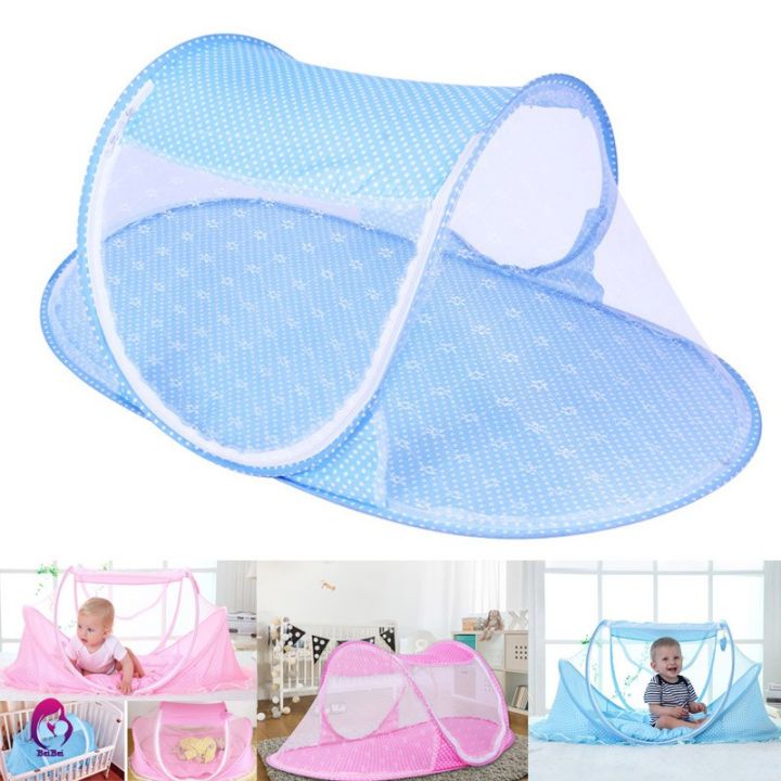 Summer Foldable Mosquito Net For Kids Baby Portable Folding Baby Travel ...