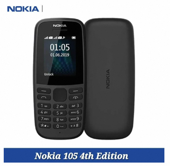Nokia 105 Dual Sim 4th Edition With Warranty Feature Push button Phone ...