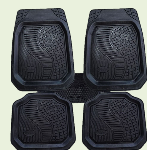 Car Bucket Carpet Set -Universal Fit Rubber Bucket Carpet Set 5 Pcs ...