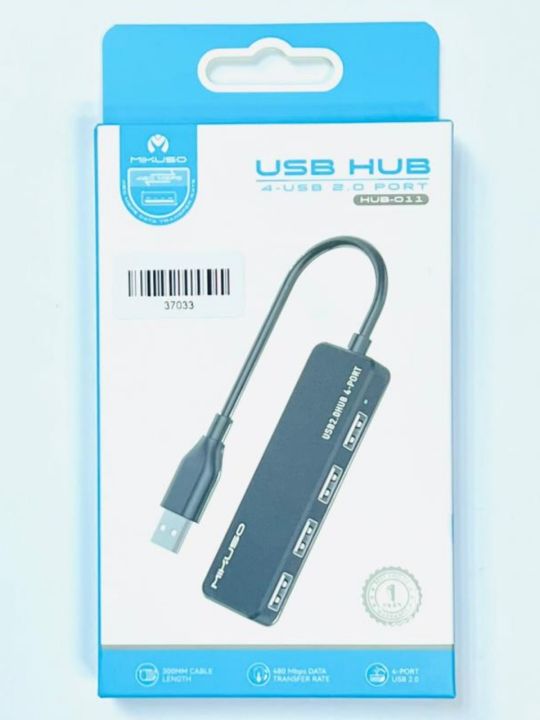 USB Hub 4 Port MIKUSO HUB-011 / Super Speed 480mbps USB 2.0 | Daraz.lk