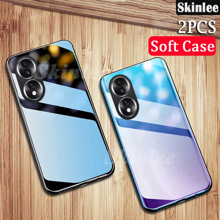 2 Pieces Phone case For Vivo T2 Back cover Soft Transparent Anti ...