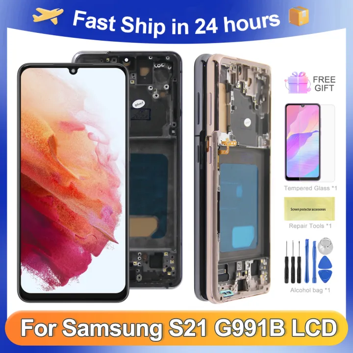 Tested S21 For Samsung For S21 5G G991 G991B G991W G991U LCD Display ...