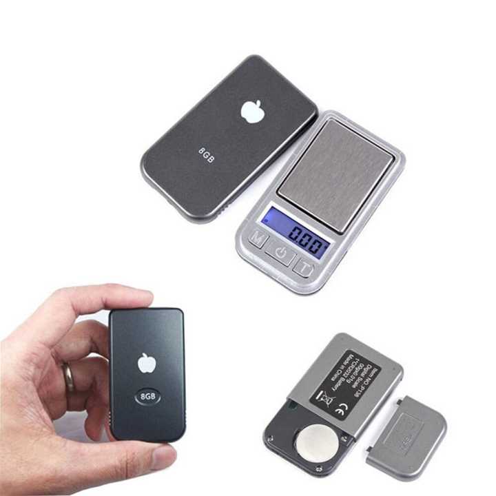 200g x 0.01g Digital Scale Ultra Mini Precision Gram Grain Pocket Scale Portable Jewelry Scale ...