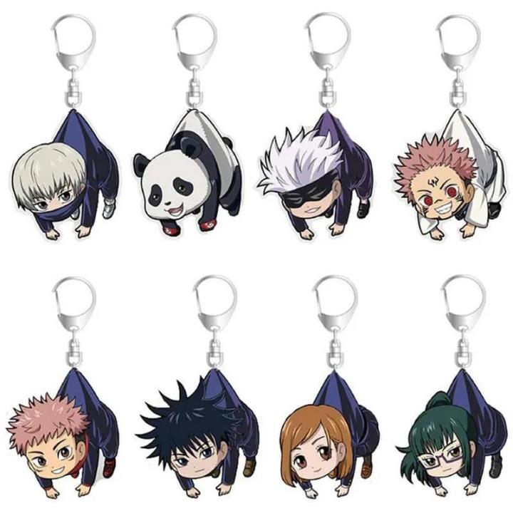 Anime Key Chain Acrylic Cartoon Figure Yuji Itadori Kugisaki Nobara ...