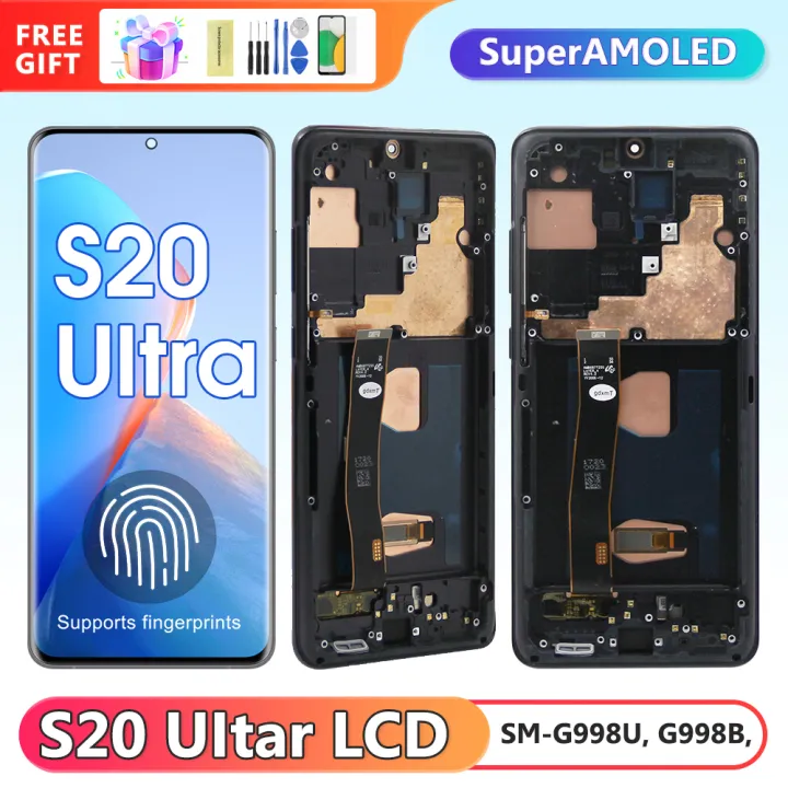 S20 Ultra Super AMOLED Screen for Samsung Galaxy S20 Ultra 5G G988B Lcd ...
