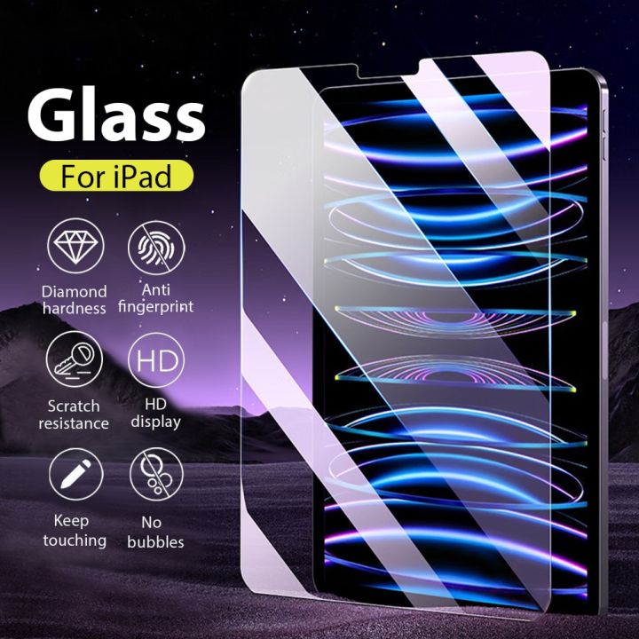 NEW Tempered Glass For iPad Pro 12.9 12 9 11 10th 9th Generation Screen ...