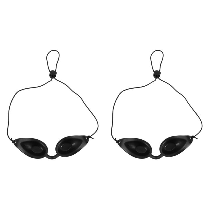 2X Flexible Uv Eye Protection Indoor & Outdoor Sunbed Tanning Goggles ...