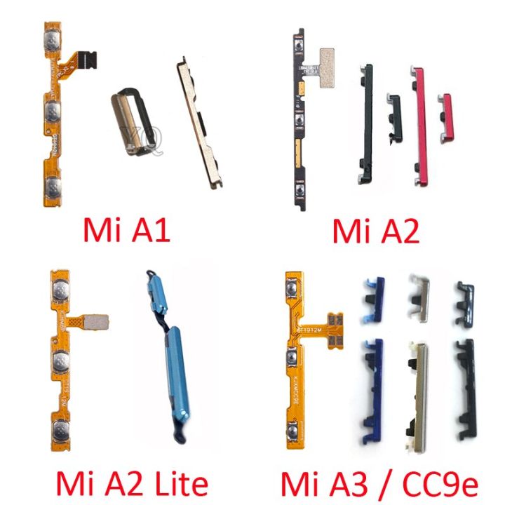 Power Volume Button Flex Cable For Xiaomi Mi A1 A2 Lite A3 CC9e Original Phone New Housing Frame ...