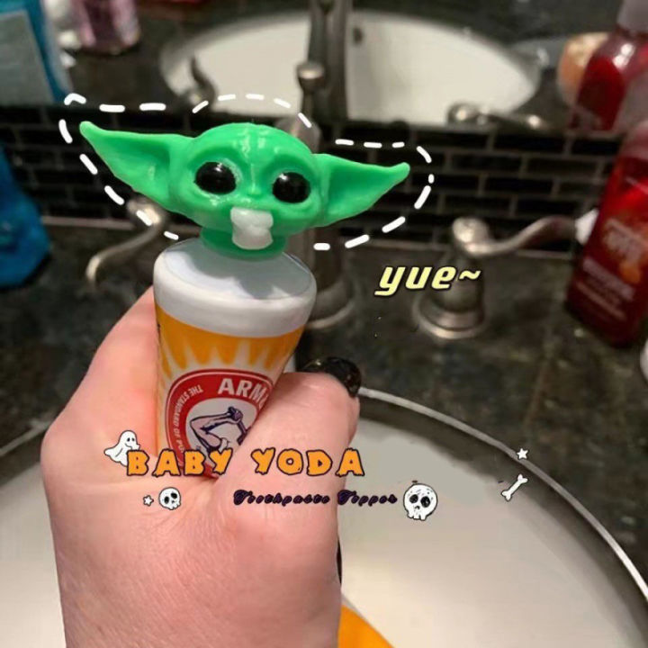 Baby Yoda Toothpaste Topper Cap The Mandalorian Y-oda Toothpaste ...