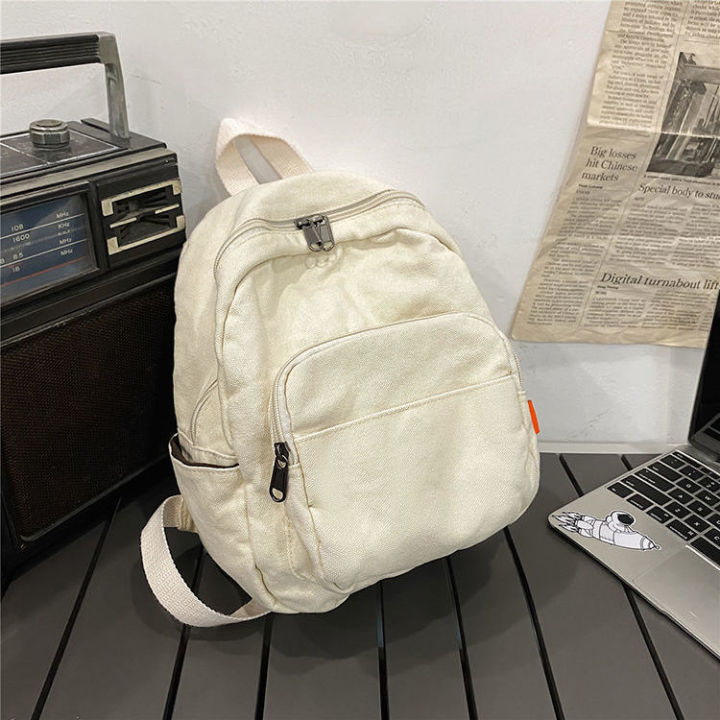 Japanese-StyleinsSchoolbag Female Original Niche Canvas Versatile Mori ...