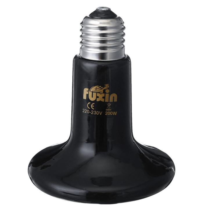 E27 Infrared Ceramic Heat Emitter Lamp Bulb /Holder for Reptile Pet ...