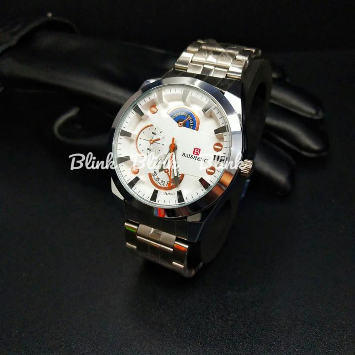 Baisheng Top Brand Men's Watch With Sterile Dial Stainless Steel chain ...