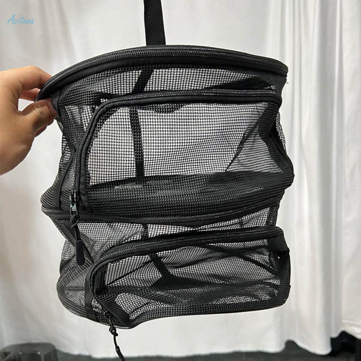 Drying Net Fruits Vegetables Hanging Mesh Drying Rack Waterproof Drain ...