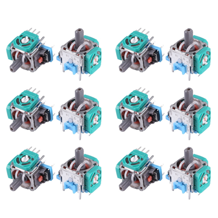 12Pcs/Lot Right / Left Joystick 3D Analog Stick Sensor for 4 Controller ...