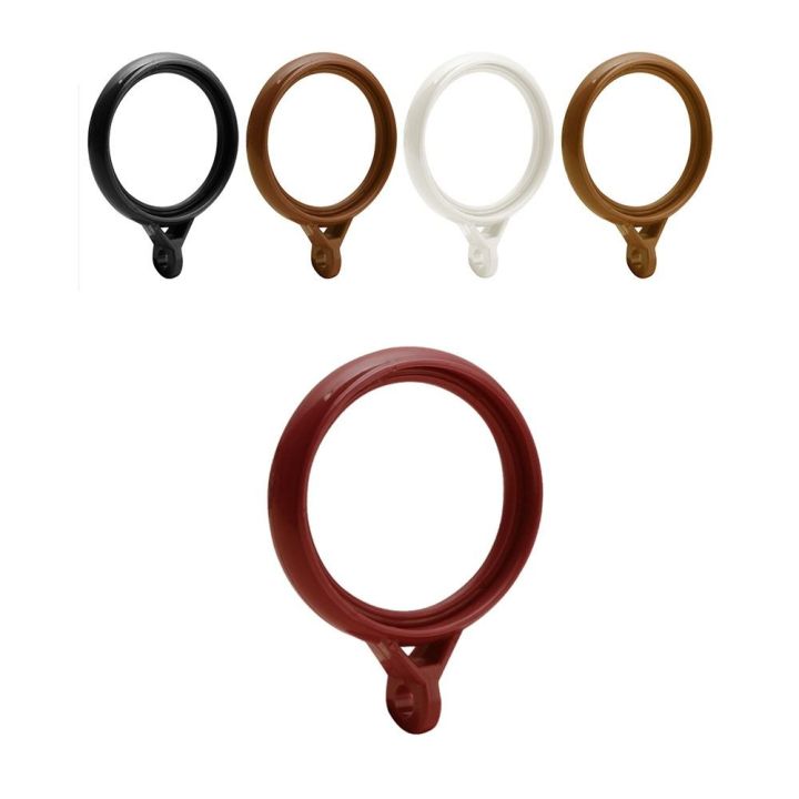 Hanging Loop Buckle Solid Color Curtain Rings Mute Fixed Roman Rod Clip ...